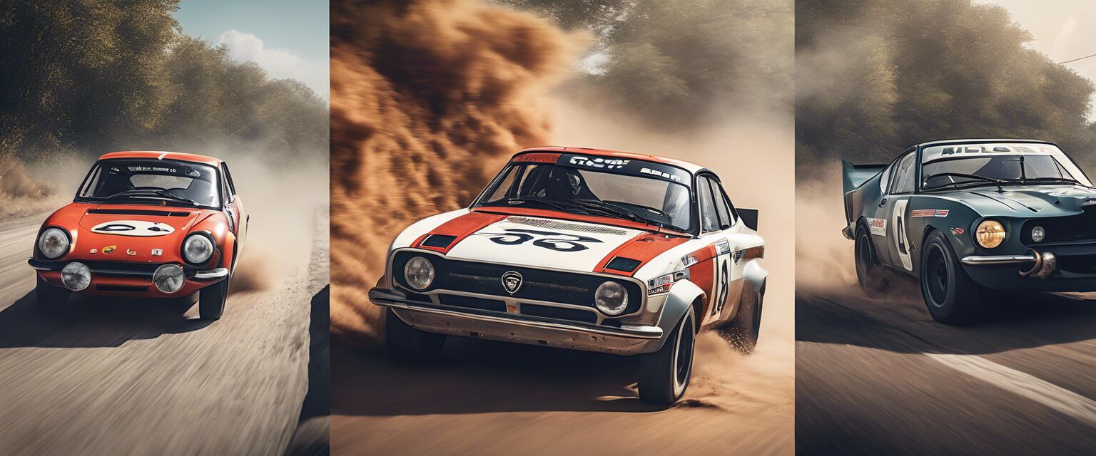 Iconic Rally Race Posters